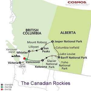 The Canadian Rockies by Cosmos | North America